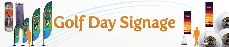 Logo Golf Items | Logo Printed Golf Day Signage | Best4Balls