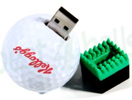 Logo Printed USB Golf Balls Flashdrive, minimum order quantity 24 at ...