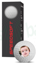 3 ball sleeve Personalised TaylorMade SpeedSoft Golf Balls