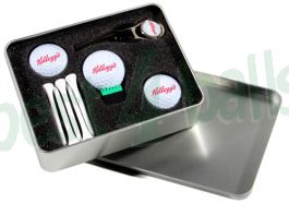 Logo Printed Two Ball Gift Set with USB, minimum order quantity 48 sets ...