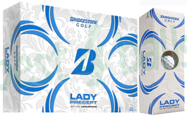 Bridgestone Lady Precept Golf Balls 12 ball pack at Best4Balls