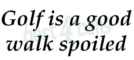 Personalised Good Walk Spoiled phrased golf balls, 12 ball pack at ...