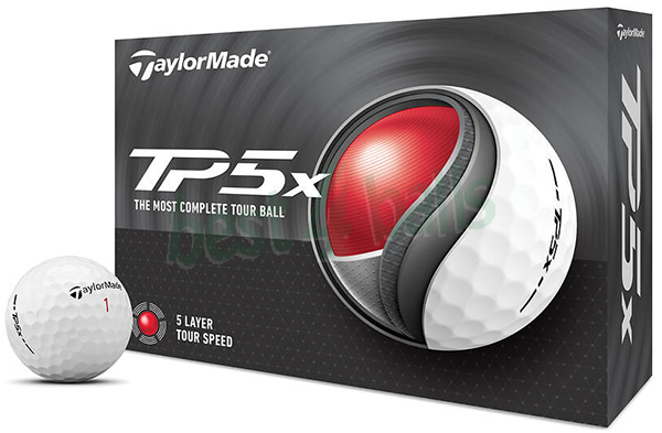 TaylorMade TP5X golf balls, 12 ball pack at Best4Balls