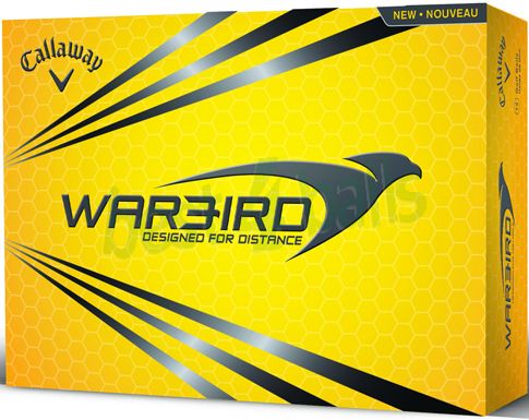 Callaway Warbird Logo Over-Run golf balls, 12 ball pack at Best4Balls