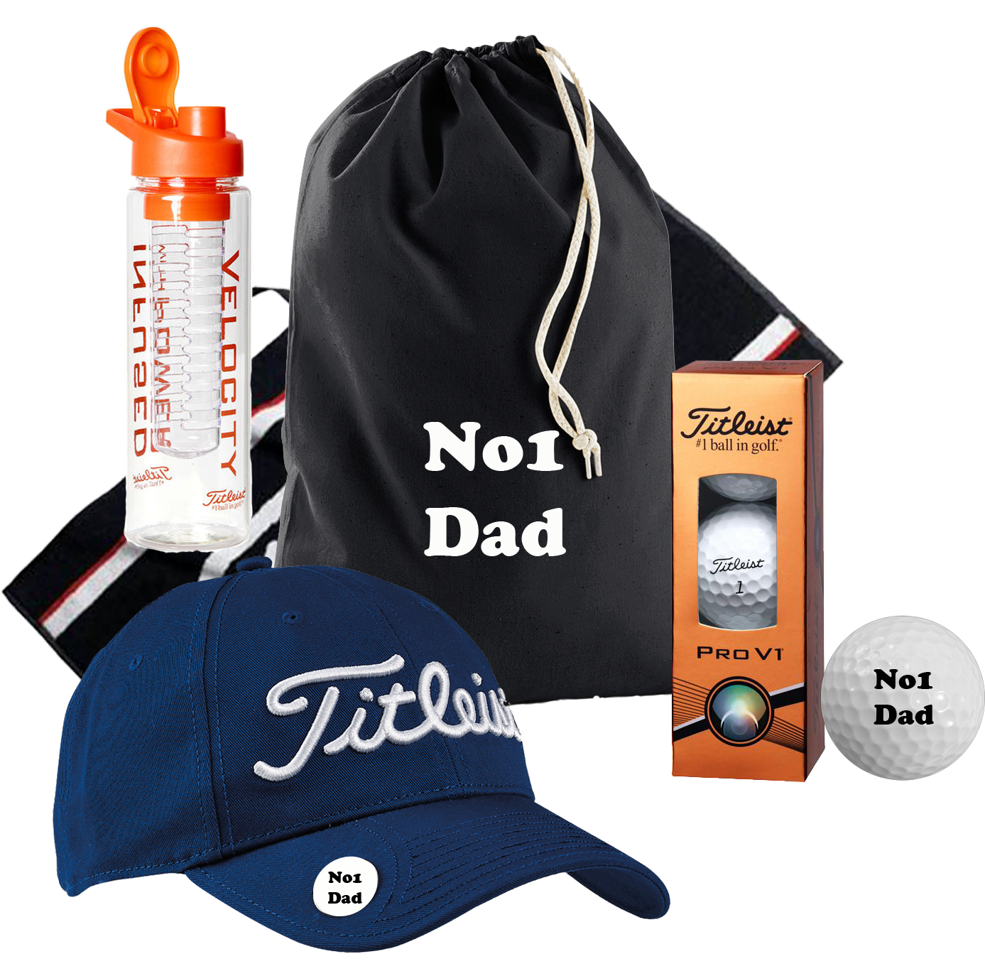 Titleist personalised golf goodie bag